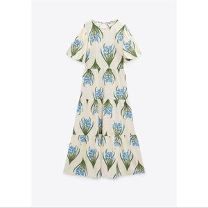 Zara | Dresses | Zara Balloon Sleeve Maxi Dress | Poshmark